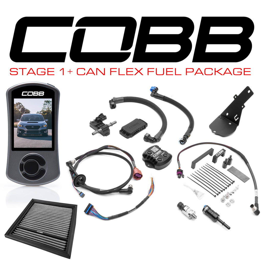 Cobb Stage 1+ CAN Flex Fuel Power Package (MT Only) - 2022+ Subaru WRX