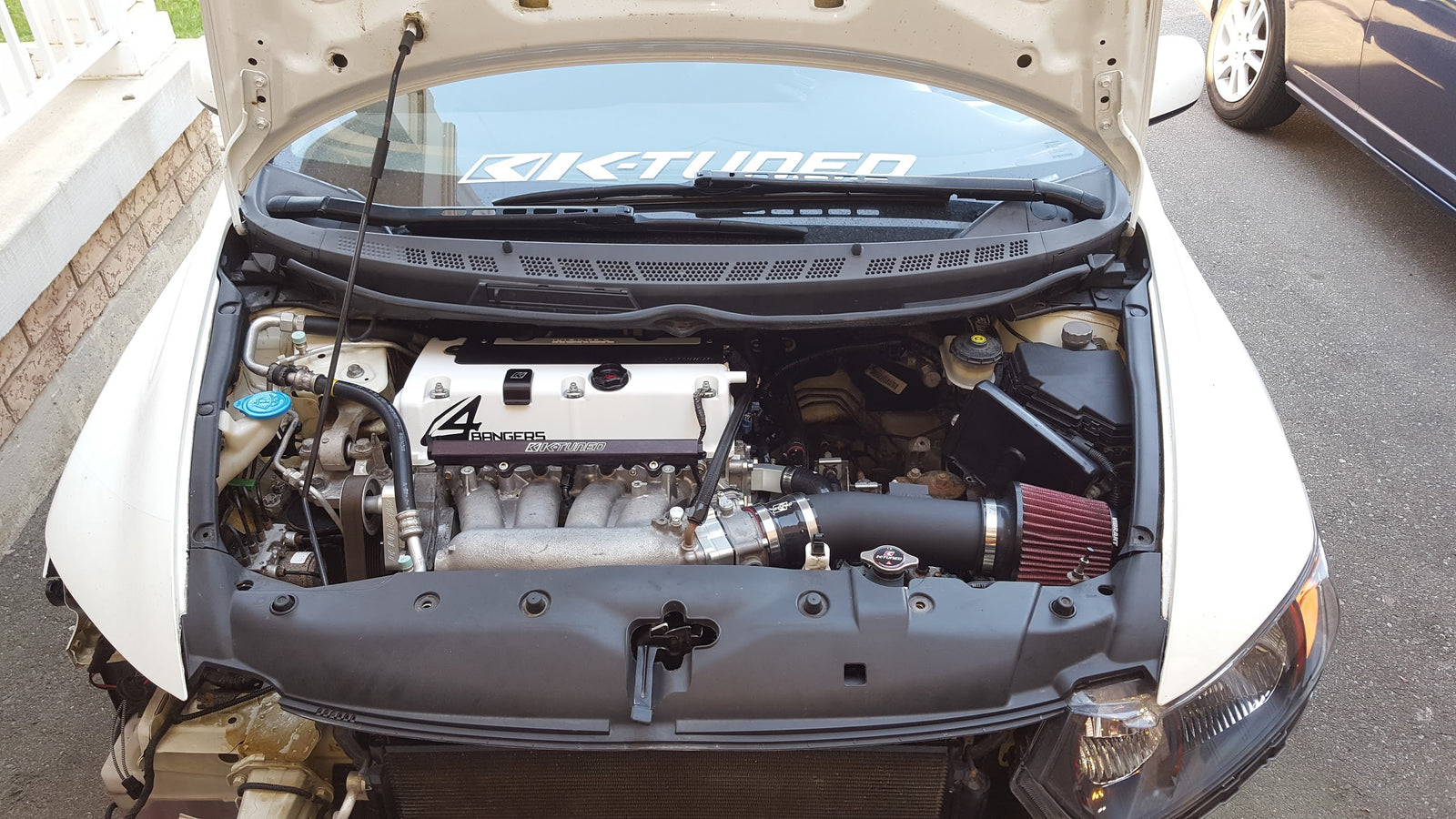 K-Tuned 8th Gen 3" Short Ram Intake - KTD-SR8-30F
